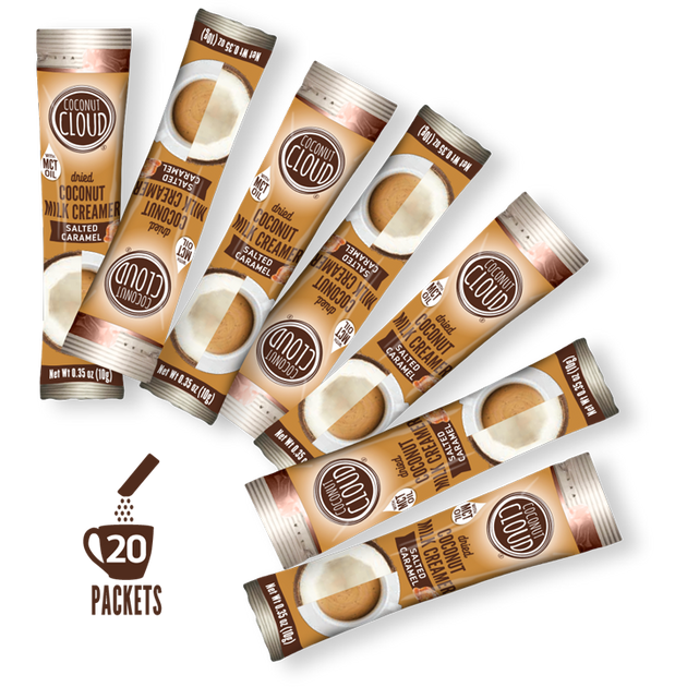 Salted Caramel Coffee Creamer To-Go Sticks (Dairy Free, Certified GF ...